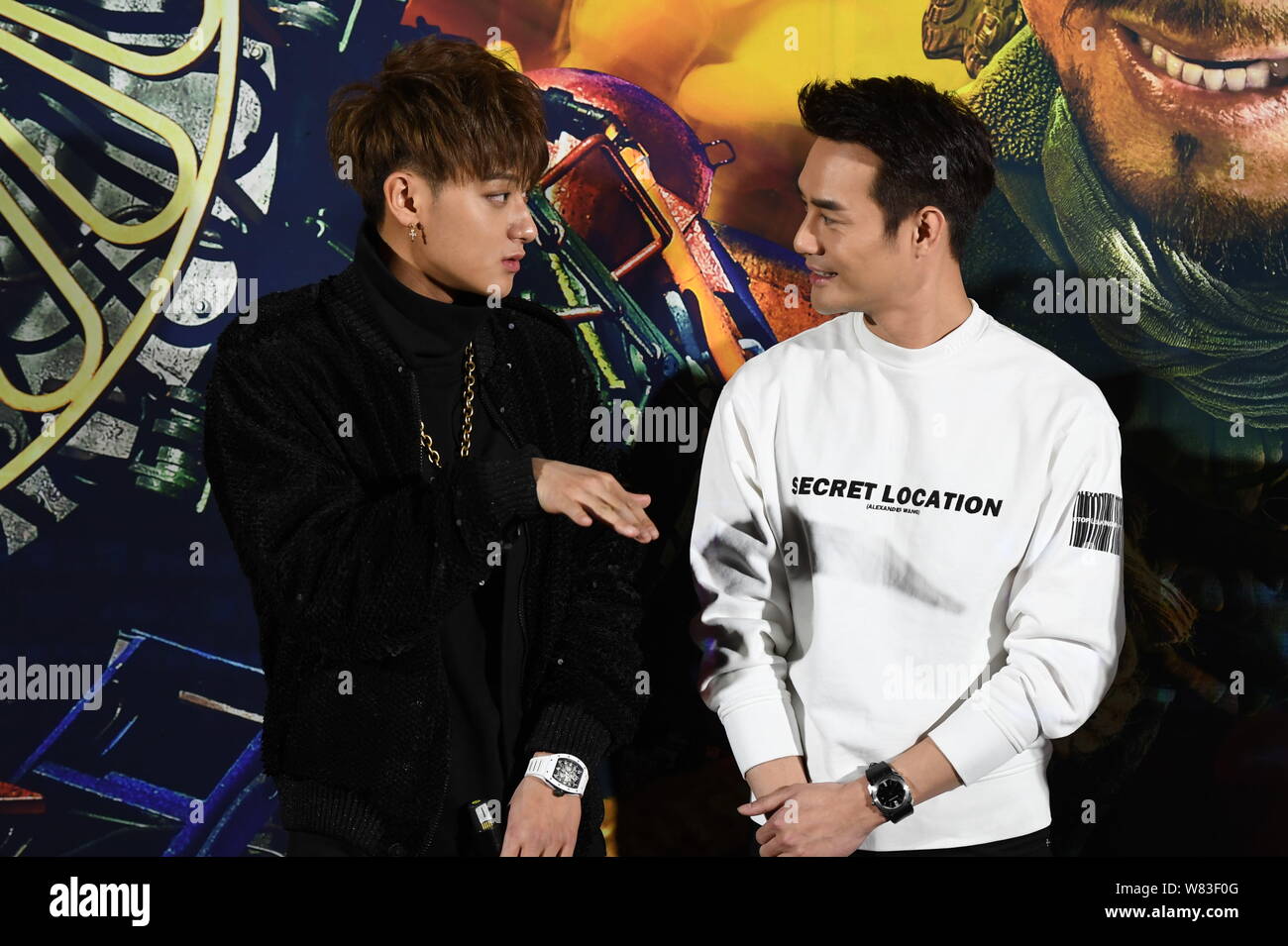 Chinese singer and actor Huang Zitao, left, better known as Z.TAO, and ...