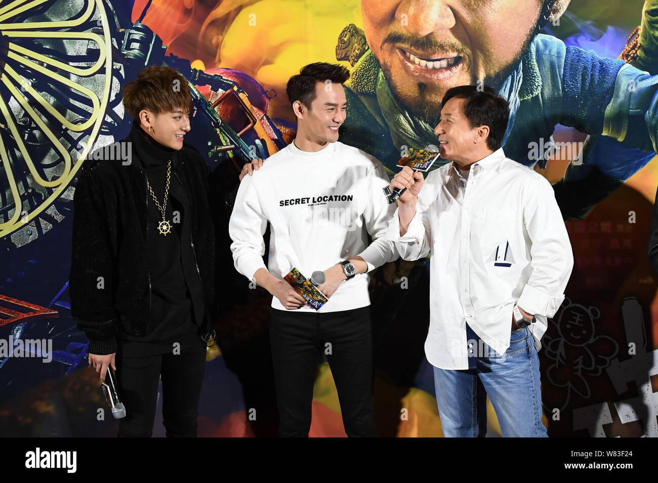 (From left) Chinese singer and actor Huang Zitao, better known as Z.TAO ...