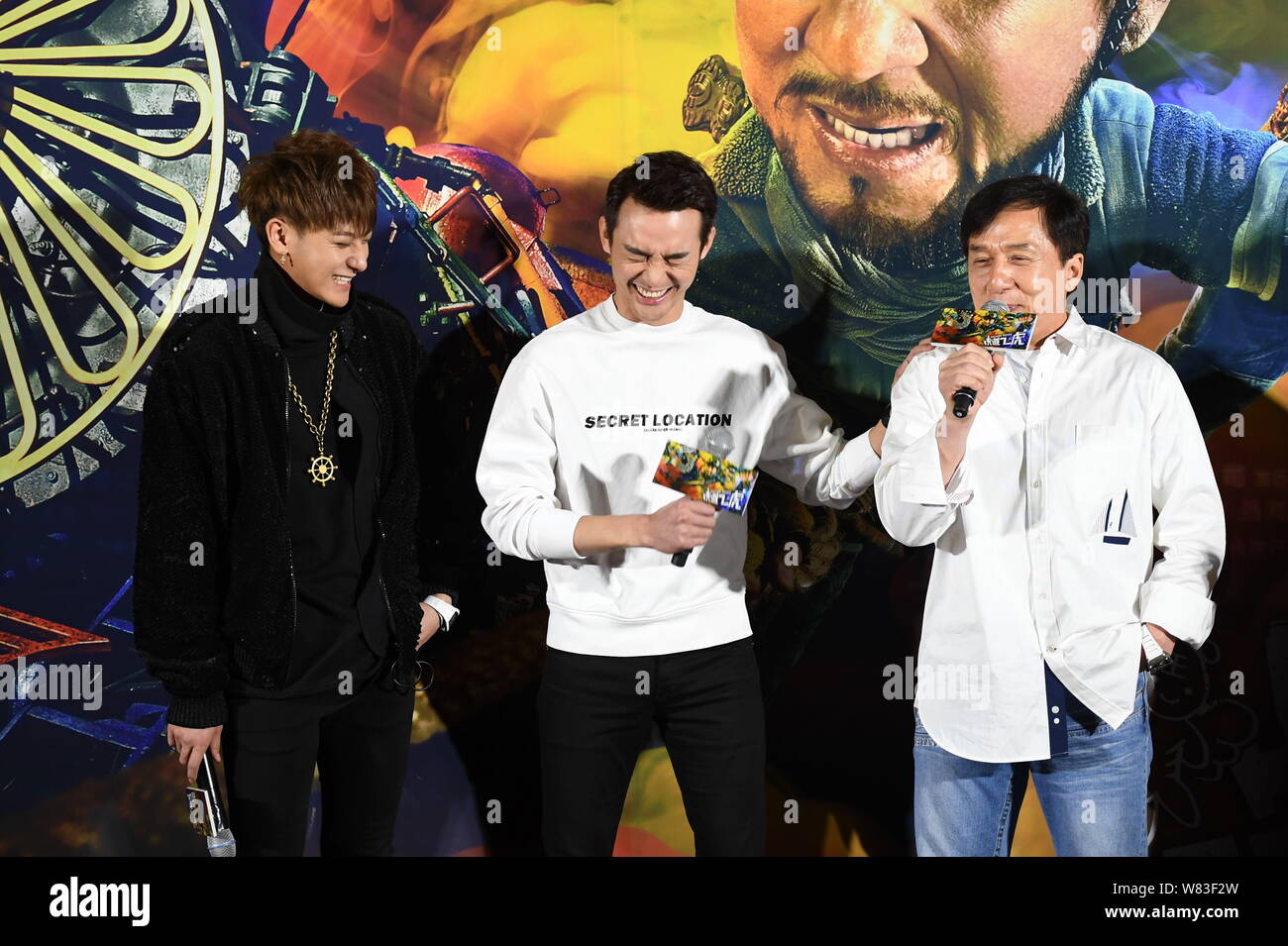 (From left) Chinese singer and actor Huang Zitao, better known as Z.TAO ...