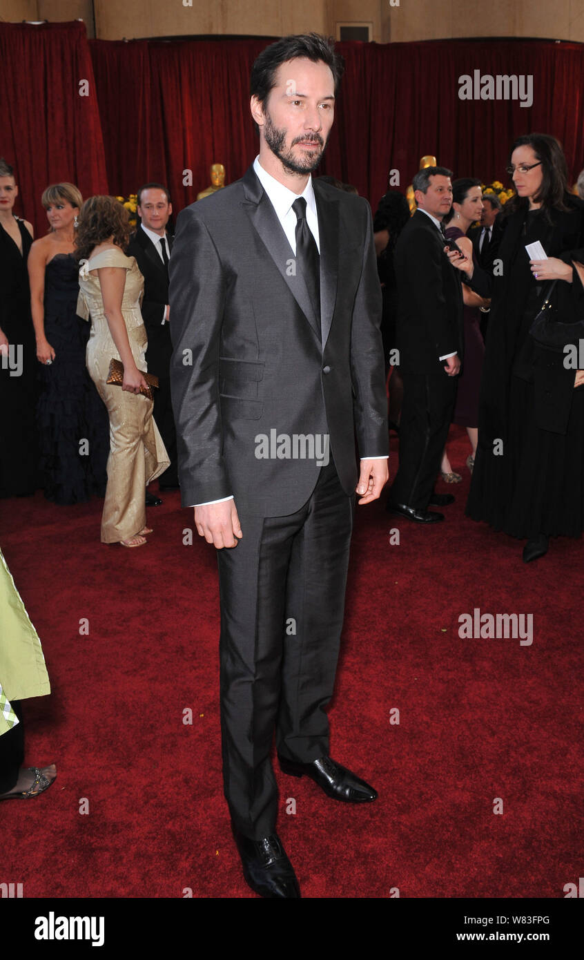 LOS ANGELES, CA. March 07, 2010: Keanu Reeves at the 82nd Annual ...