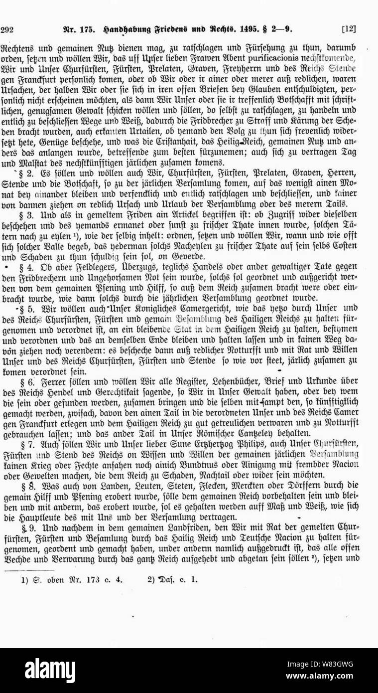 De Zeumer V2 292 Stock Photo - Alamy