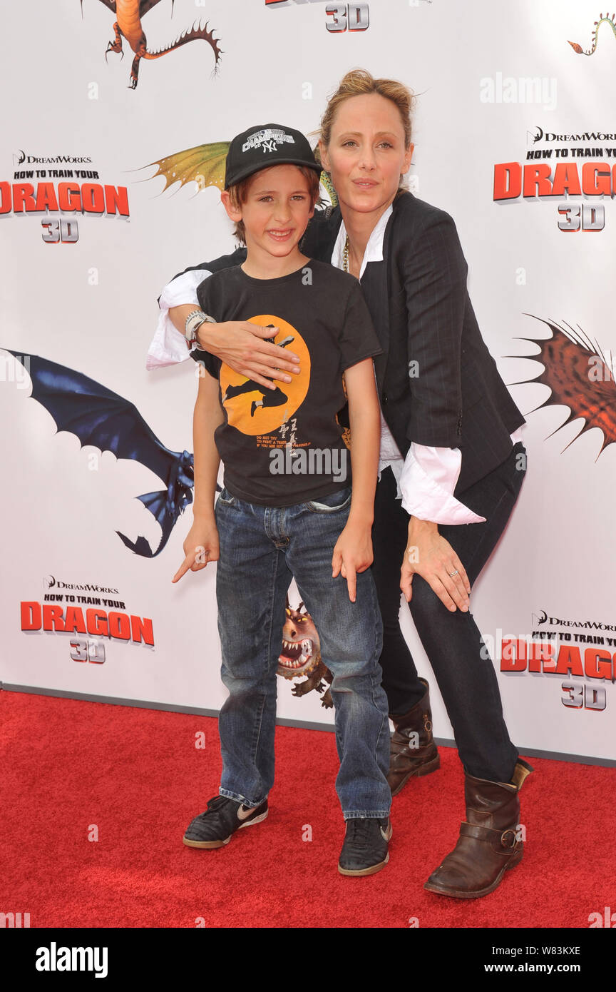LOS ANGELES, CA. March 21, 2010: Kim Raver & son Luke at the Los ...