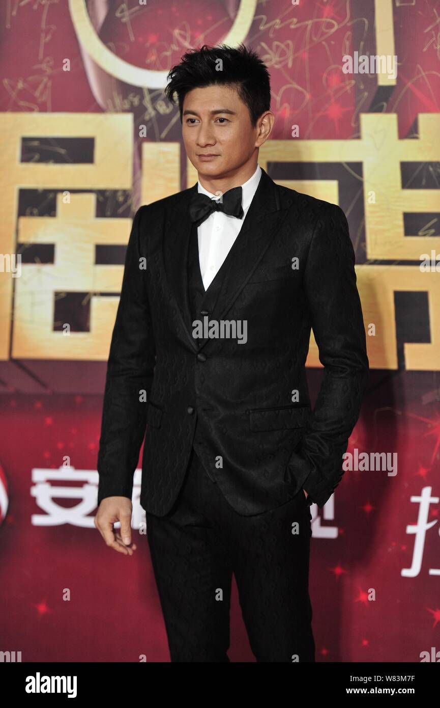 Taiwanese actor Nicky Wu arrives on the red carpet for the 2016 TV ...