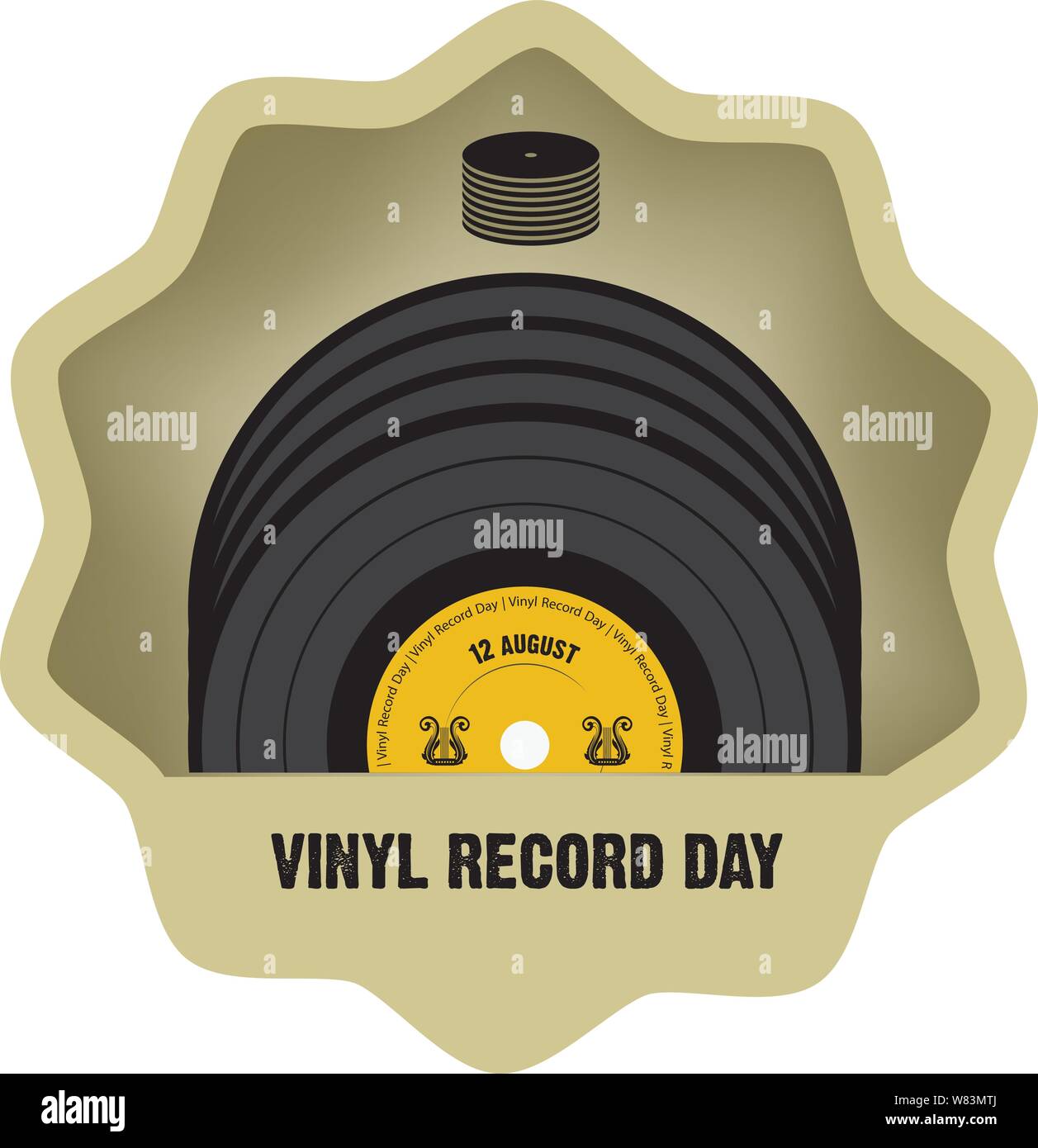 12 vinyl Stock Vector Images - Alamy