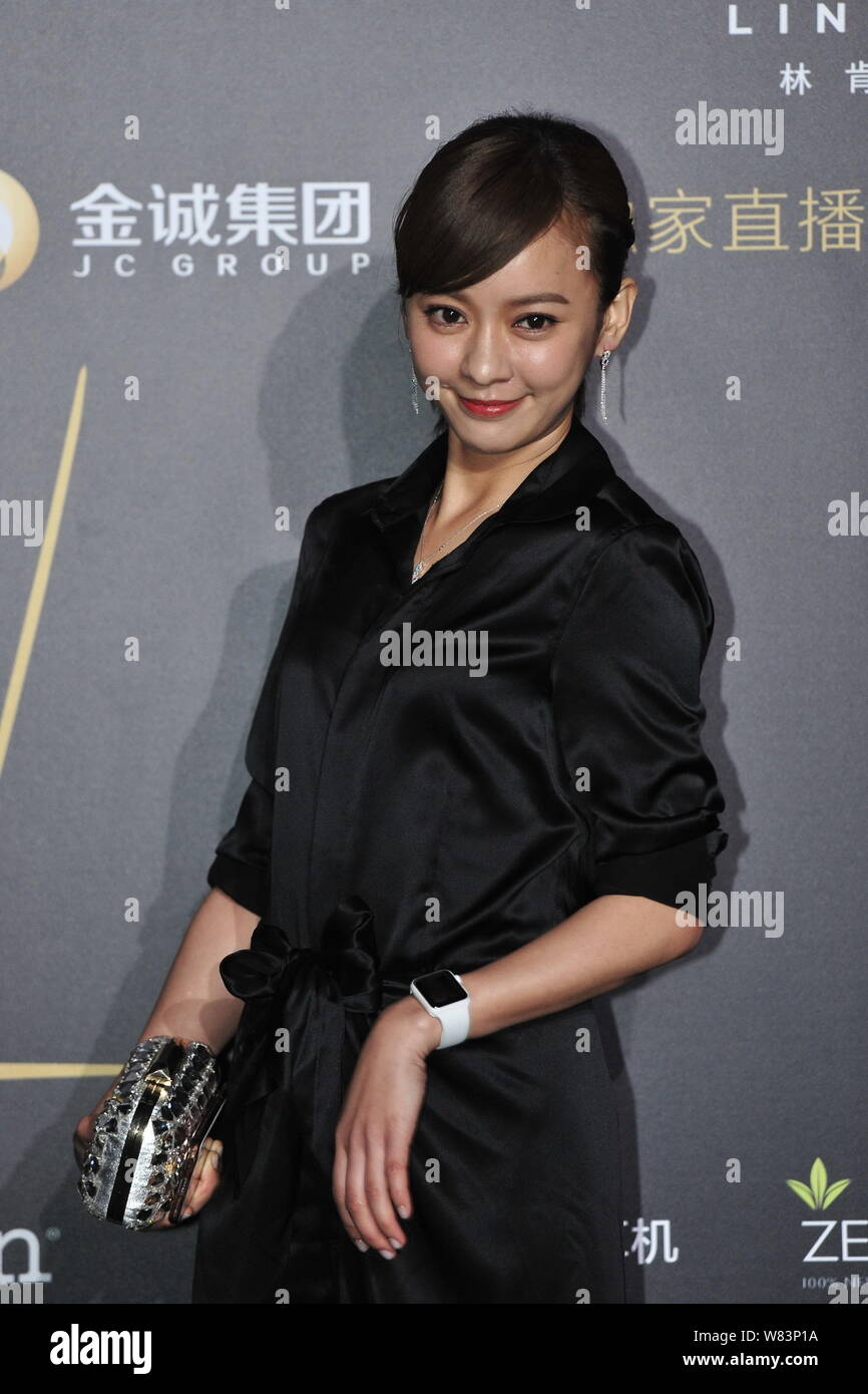 Chinese actress cecilia cheung arrives hi-res stock photography and ...