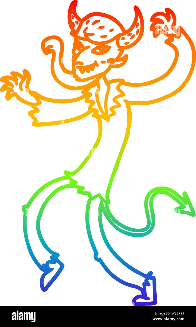 Dancing devil Stock Vector Images - Alamy