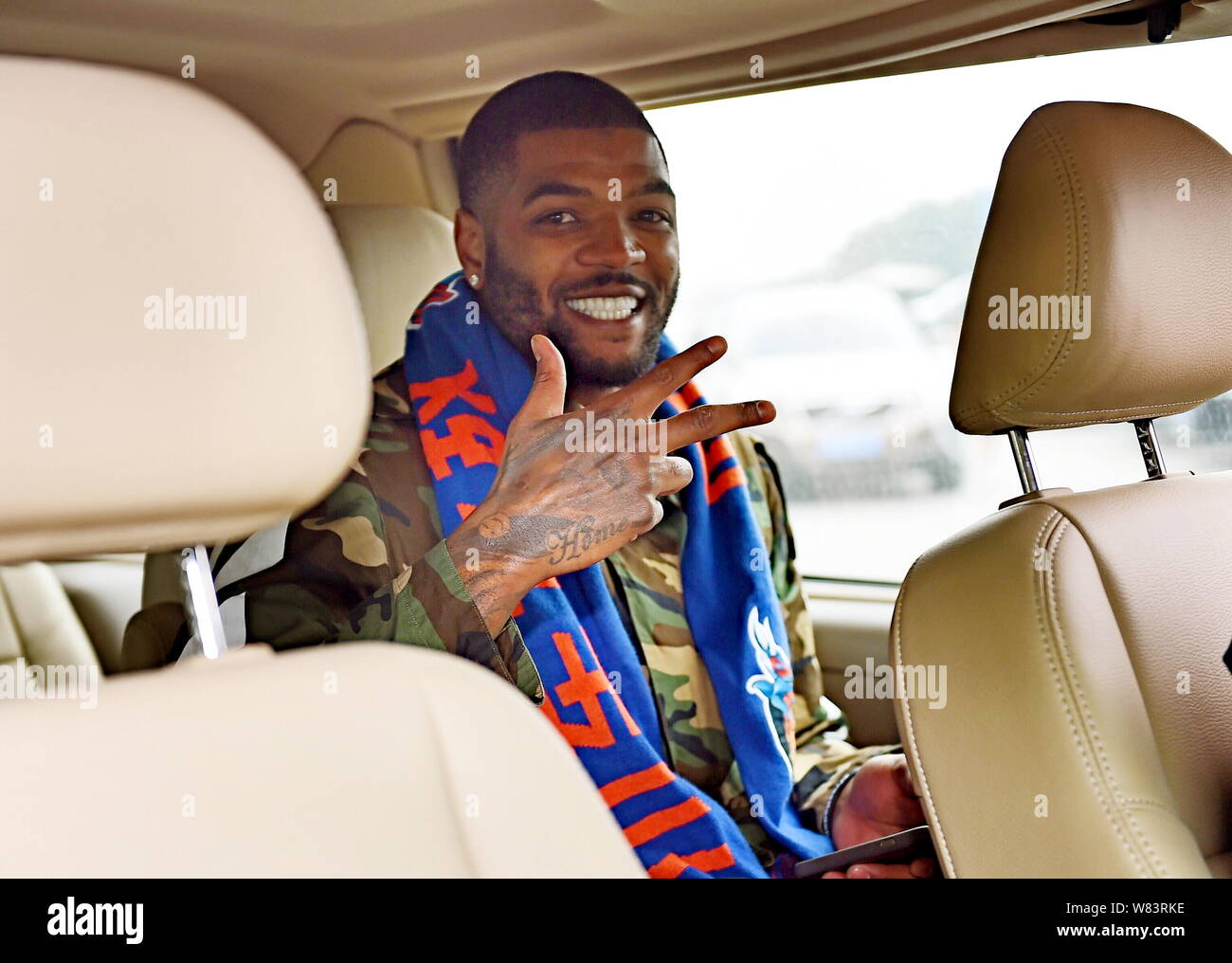 American basketball player Josh Smith, who will play for Sichuan Blue ...