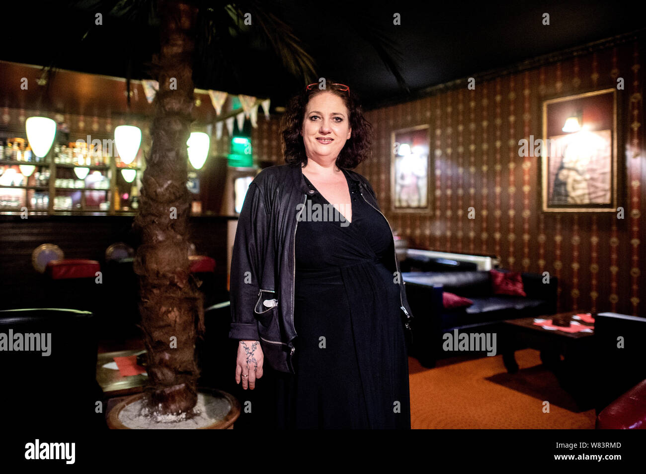 Emden, Germany. 07th Aug, 2019. Tanja Meyer, employee of the nightclub ...