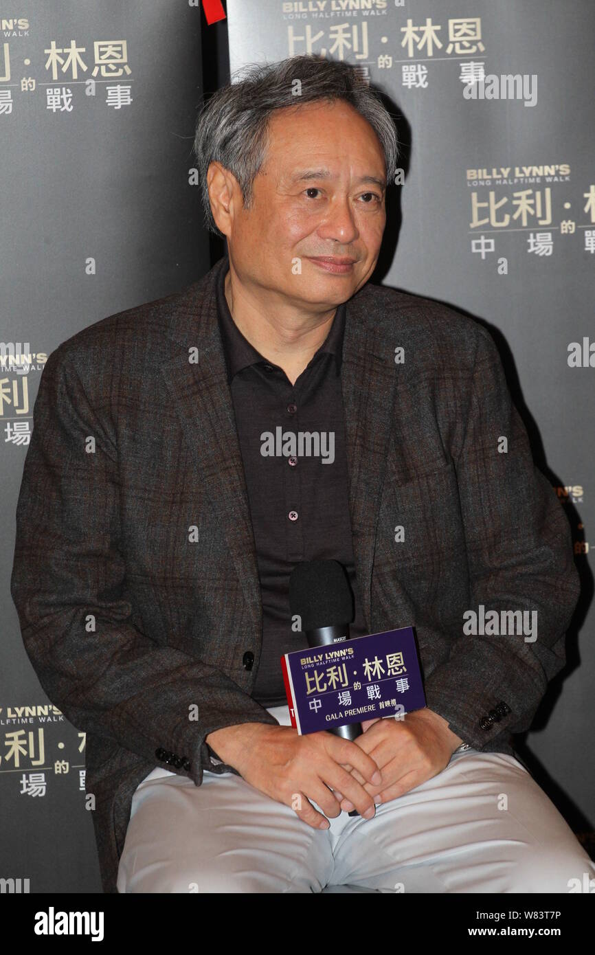 Taiwanese director Ang Lee attends a promotional event for his new ...