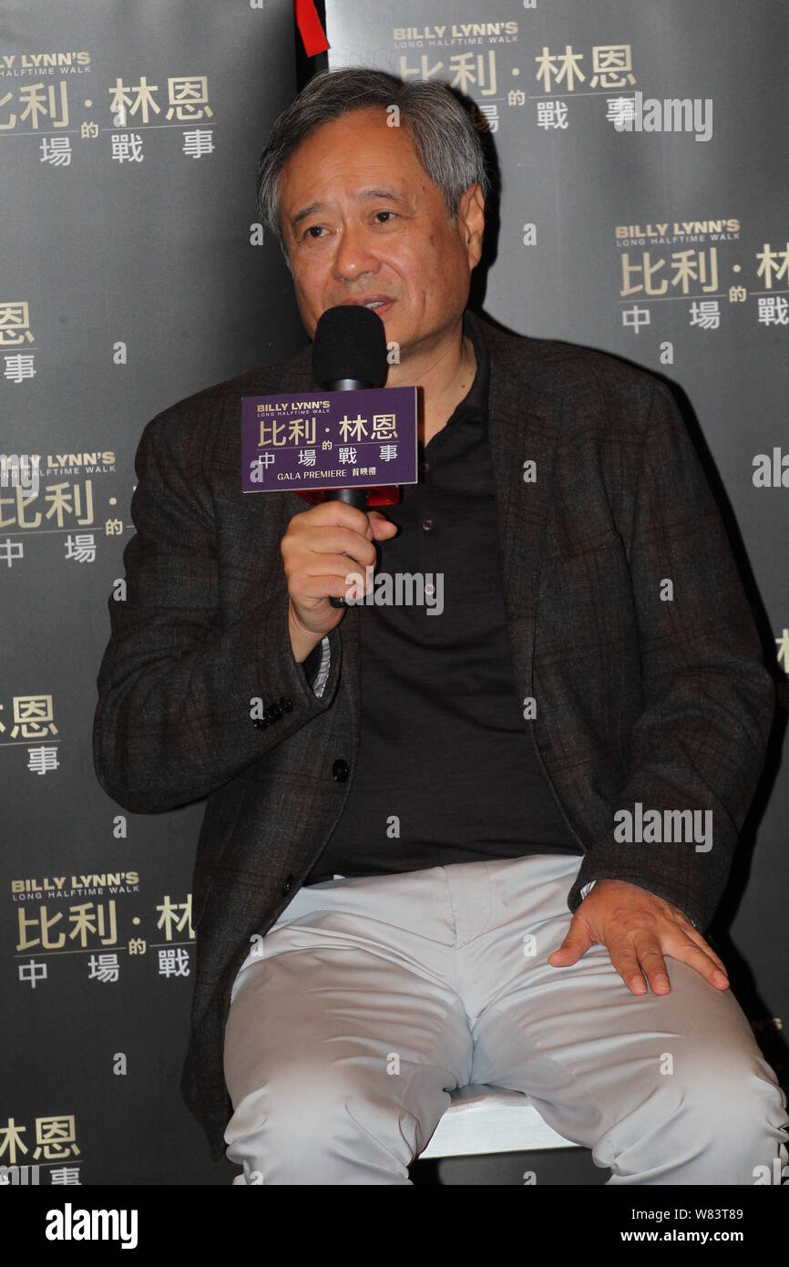 Taiwanese director Ang Lee attends a promotional event for his new ...