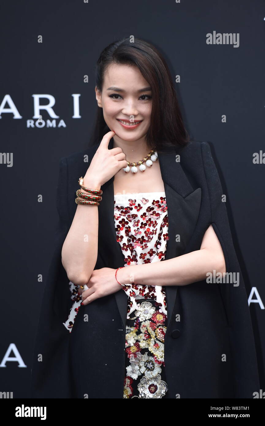 Taiwanese actress Shu Qi attends the opening ceremony of the Vogue X ...