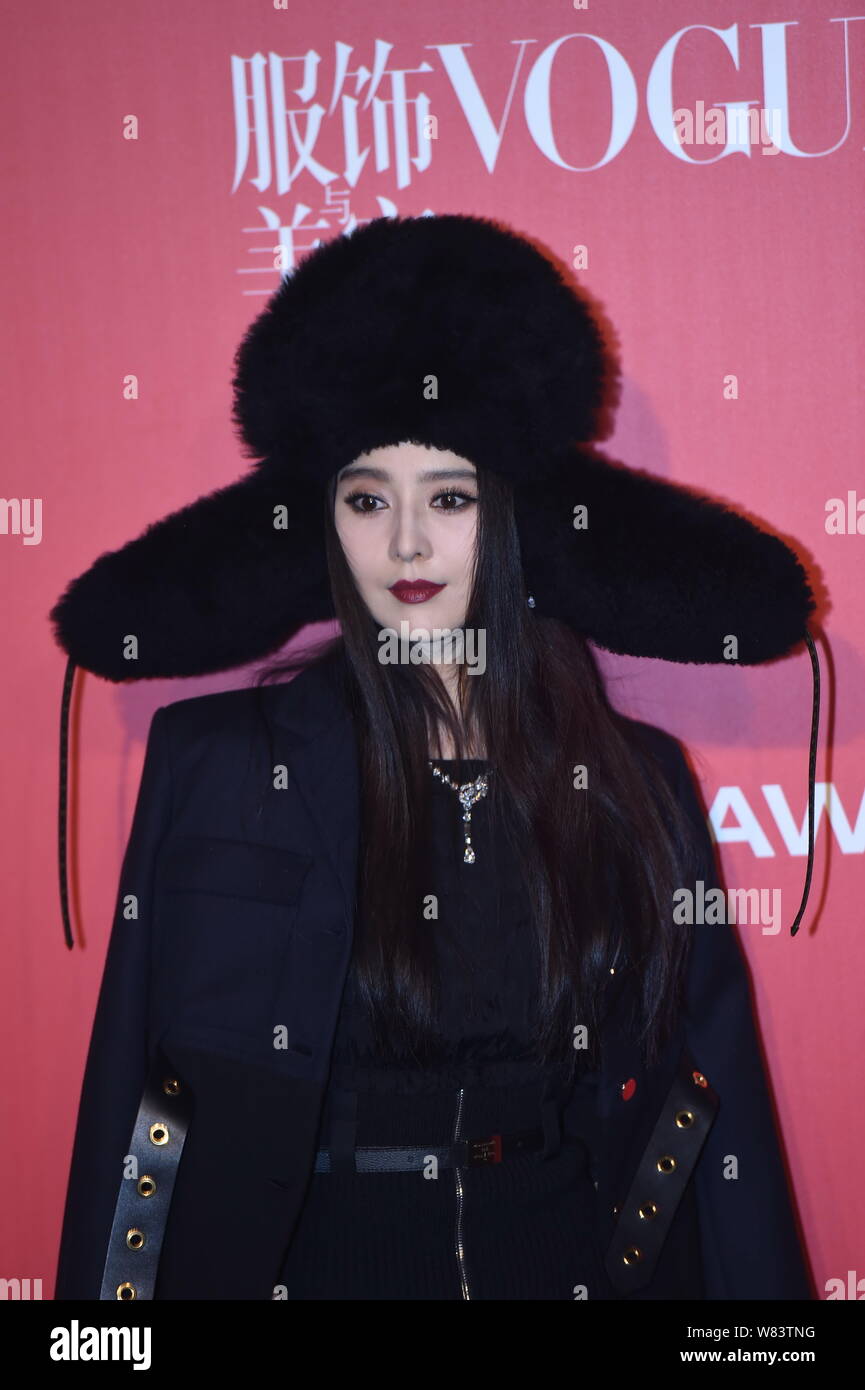 Chinese actress Fan Bingbing arrives for Vogue China 11th anniversary ...