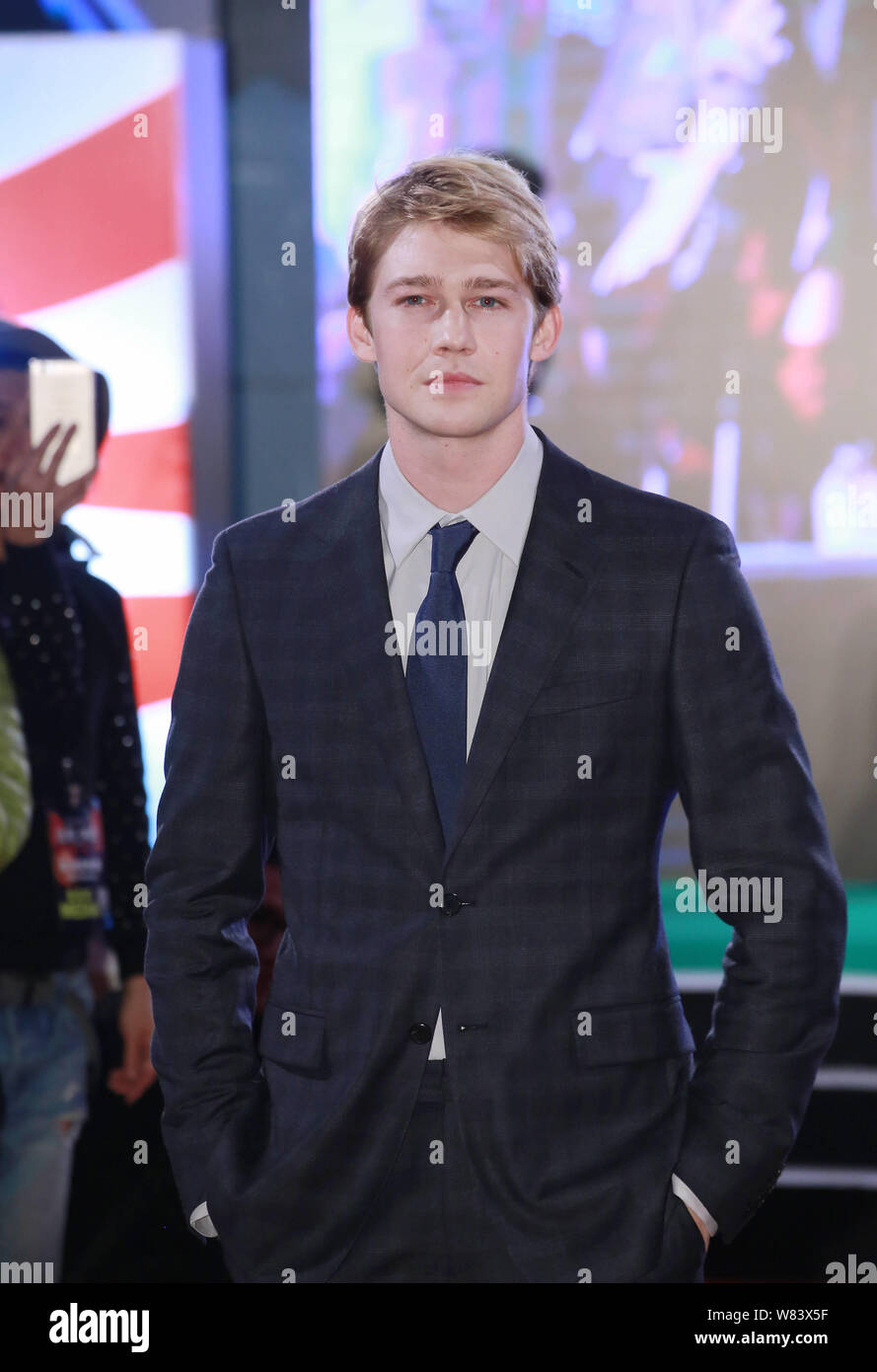 British actor Joe Alwyn attends a premiere event of his new movie ...