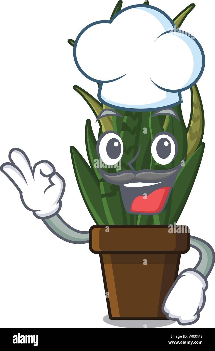 Chef plant snakes planted in cartoon pots Stock Vector Image & Art - Alamy