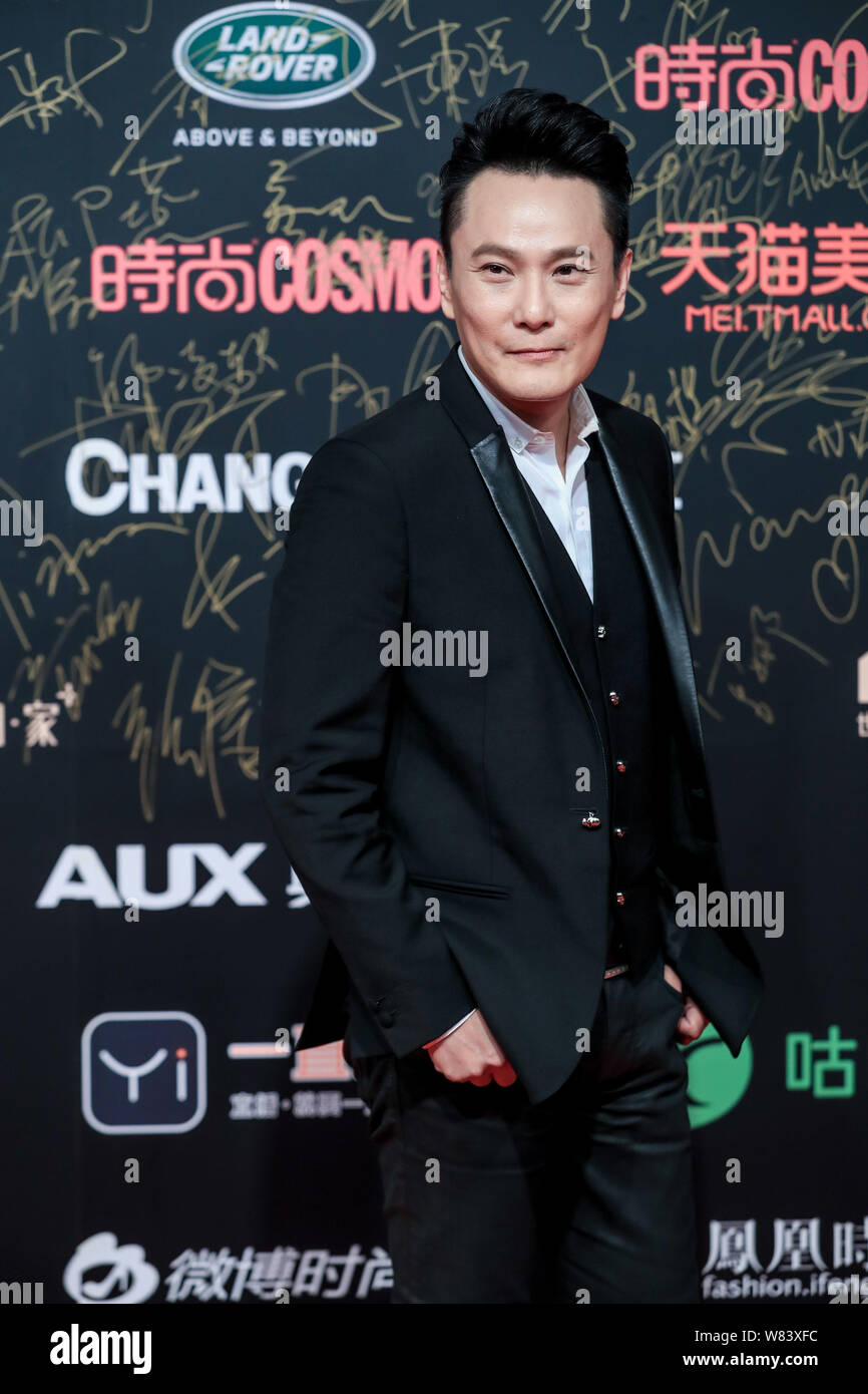 Taiwanese singer Jeff Chang arrives on the red carpet for the 2016 ...