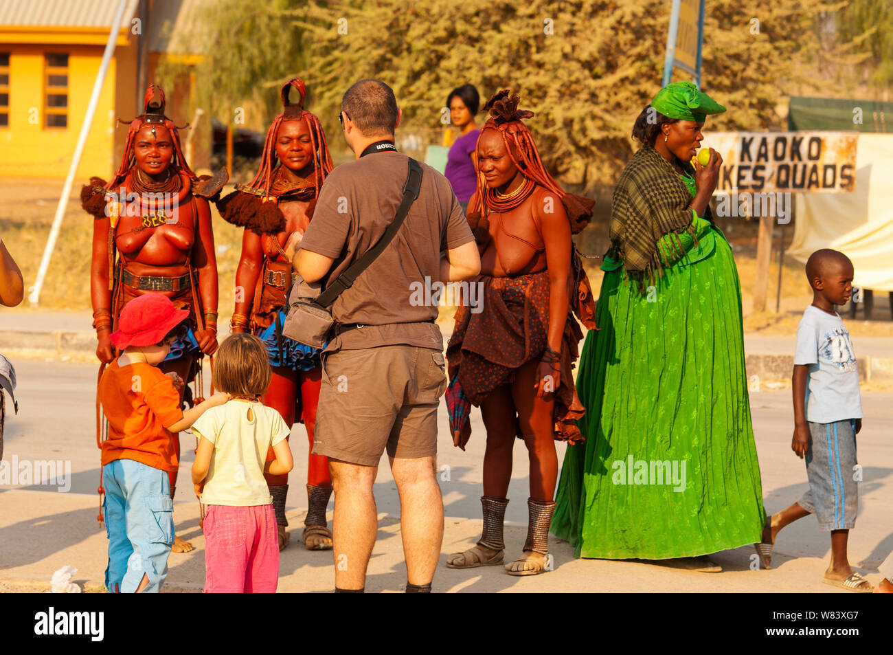 Namibia himba tribes woman hi-res stock photography and images - Alamy