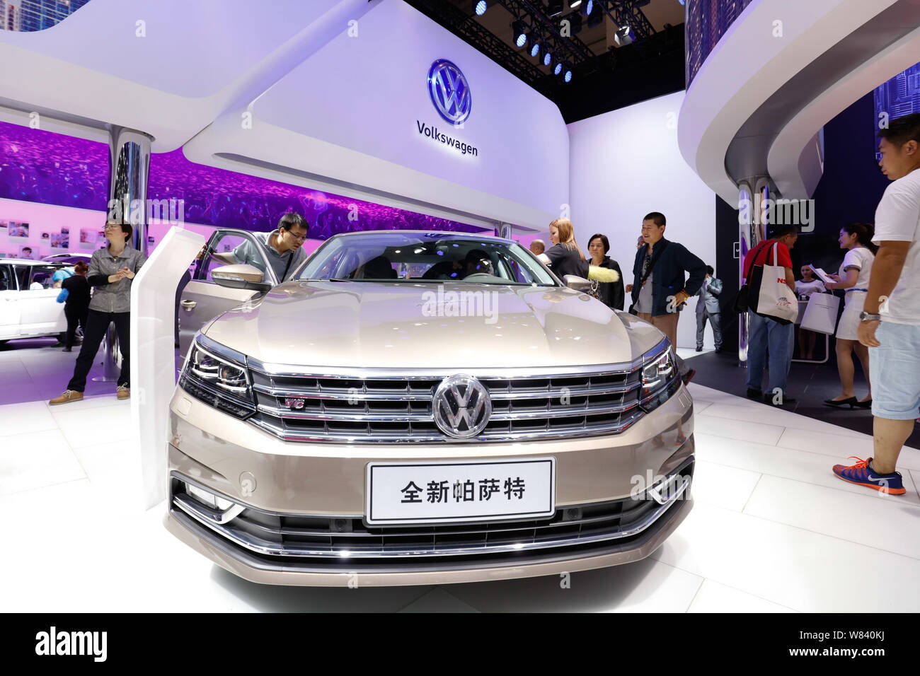 --FILE--A New Passat of SAIC Volkswagen, a joint venture between SAIC ...
