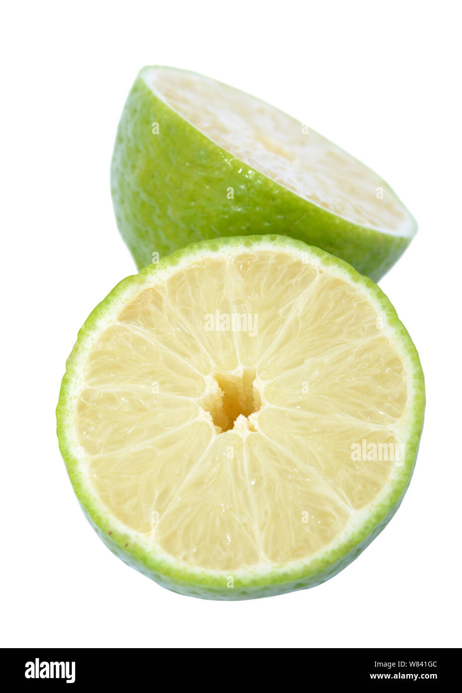 Chopped lime isolate on white Stock Photo - Alamy