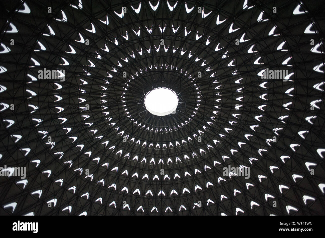 Interior view of the Dachang Muslim Cultural Center in Dachang Hui ...