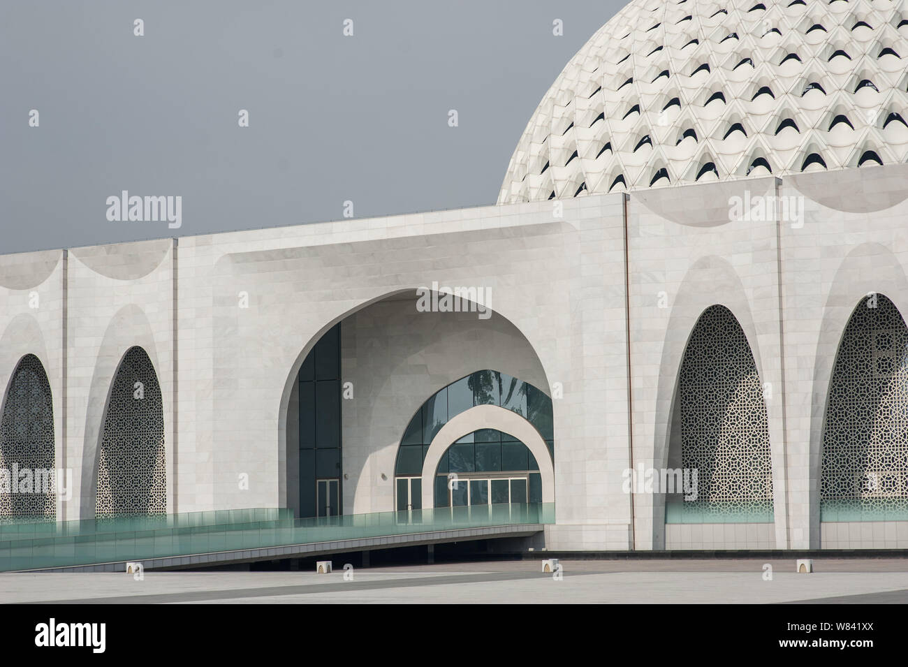 View of the Dachang Muslim Cultural Center in Dachang Hui Autonomous ...