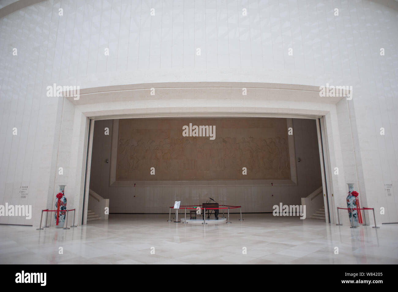 Interior view of the Dachang Muslim Cultural Center in Dachang Hui ...