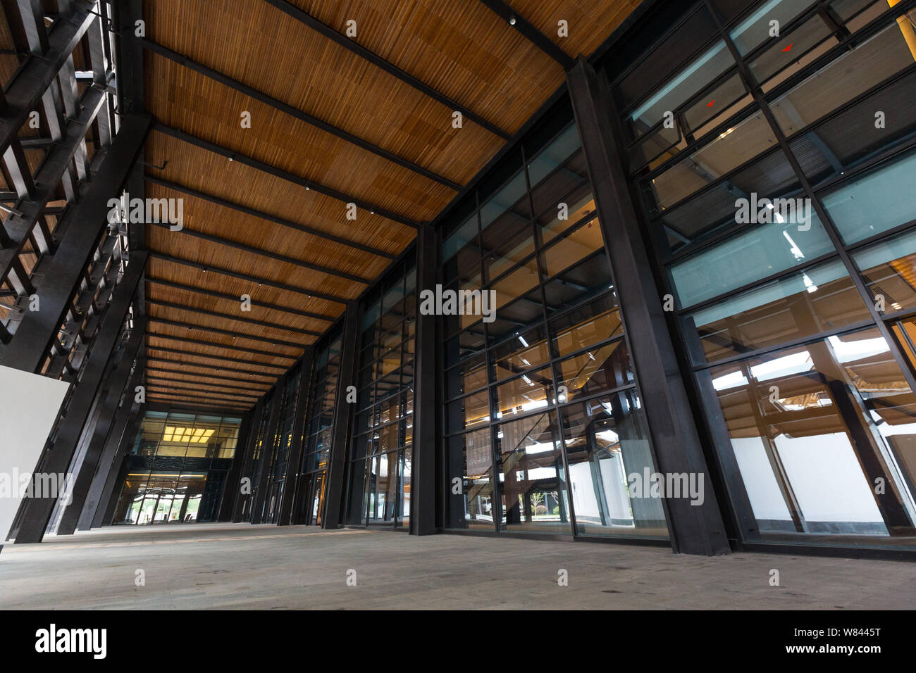 Interior view of the Wuzhen Internet International Convention Center ...