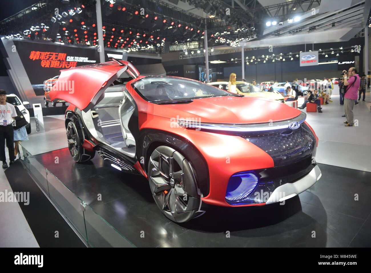 A FV2030 electric concept car of Chery is on display during the 14th ...
