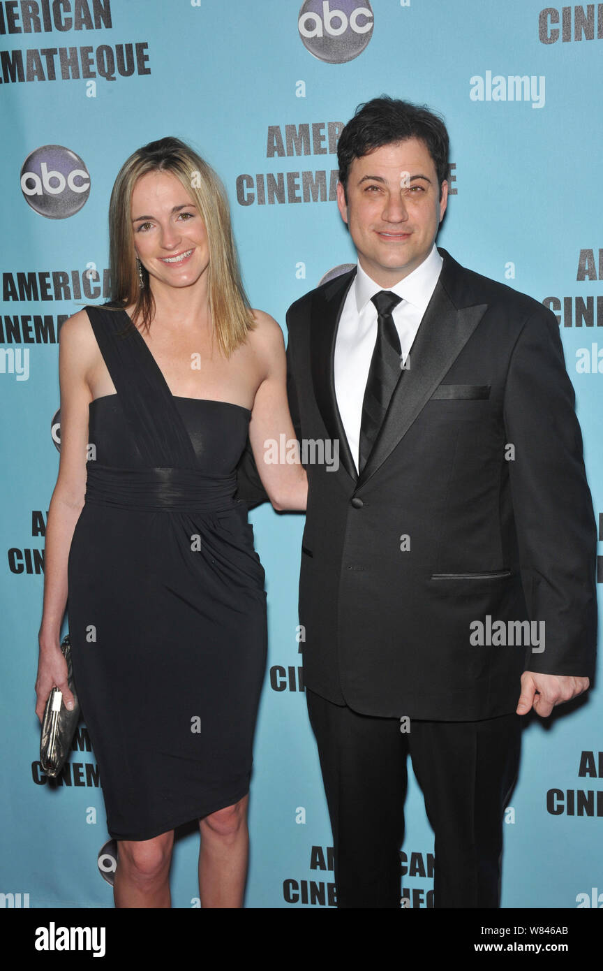 LOS ANGELES, CA. March 27, 2010: Jimmy Kimmel & Molly McNearney at the ...