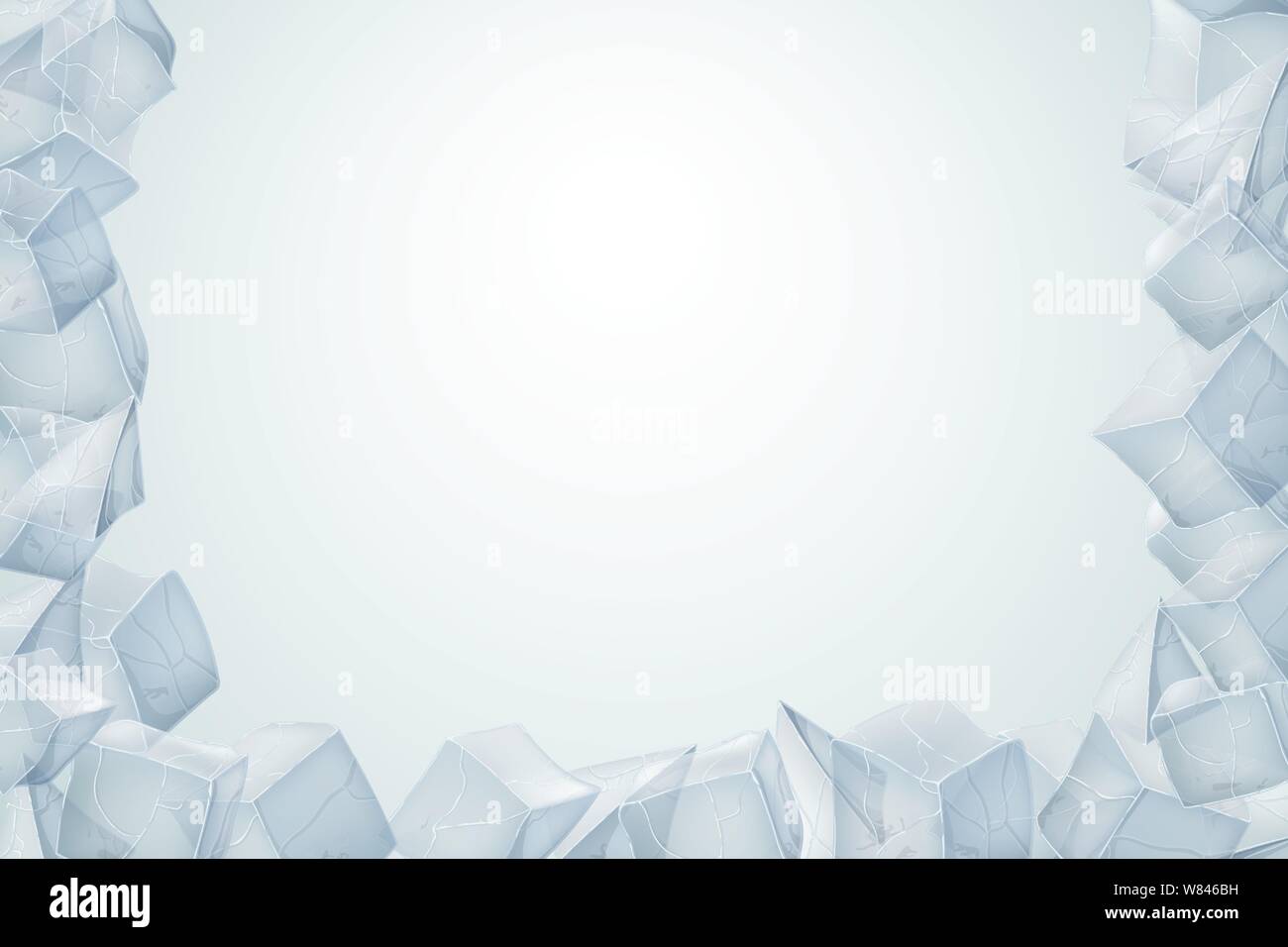 Ice Frame Vector