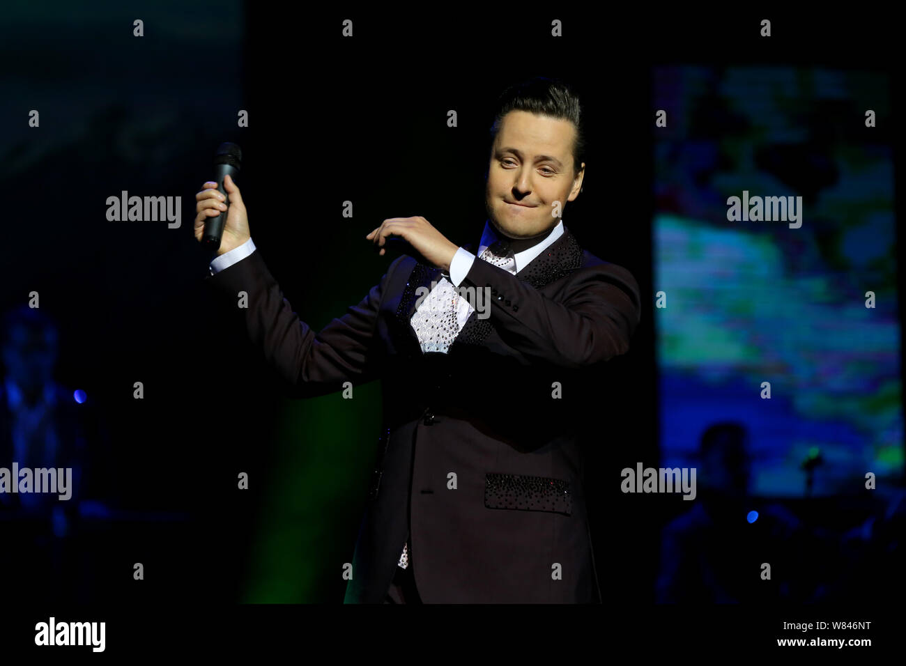 Russian singer-songwriter Vitaliy Vladasovich Grachov, better known by ...