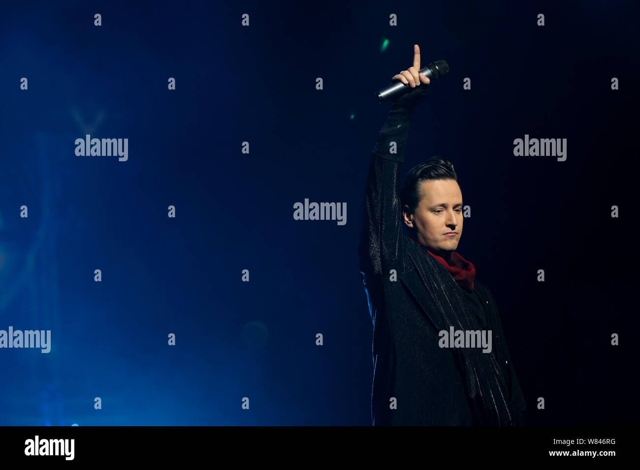 Russian singer-songwriter Vitaliy Vladasovich Grachov, better known by ...