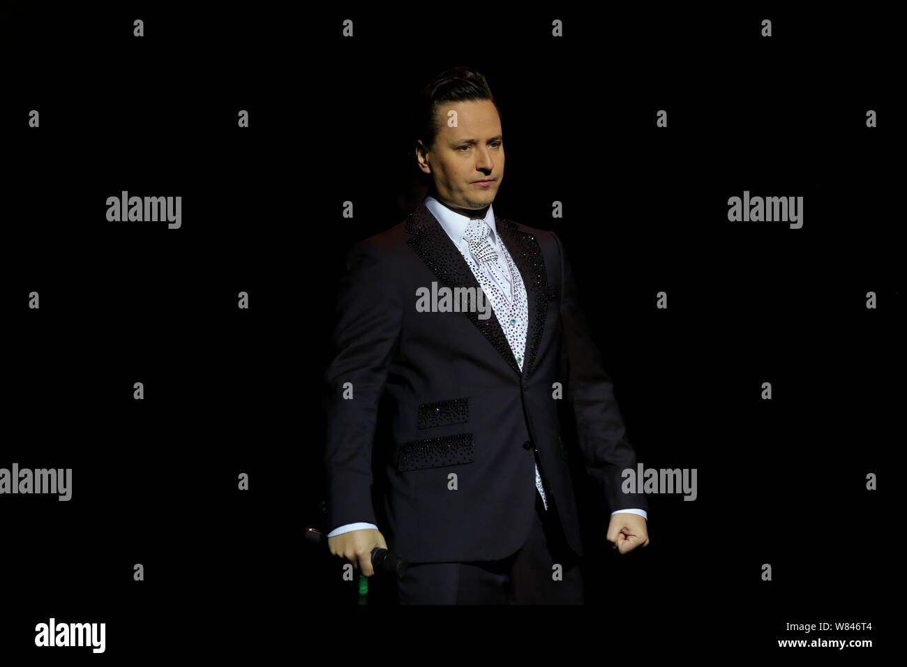 Russian singer-songwriter Vitaliy Vladasovich Grachov, better known by ...