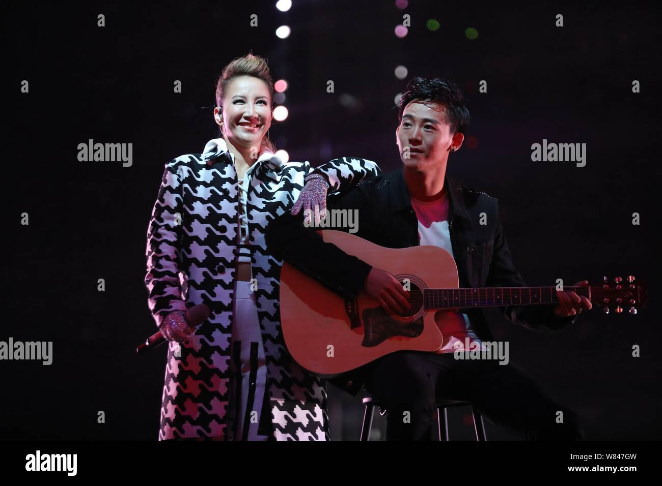 Hong Kong-born American singer-songwriter Coco Lee performs during a ...
