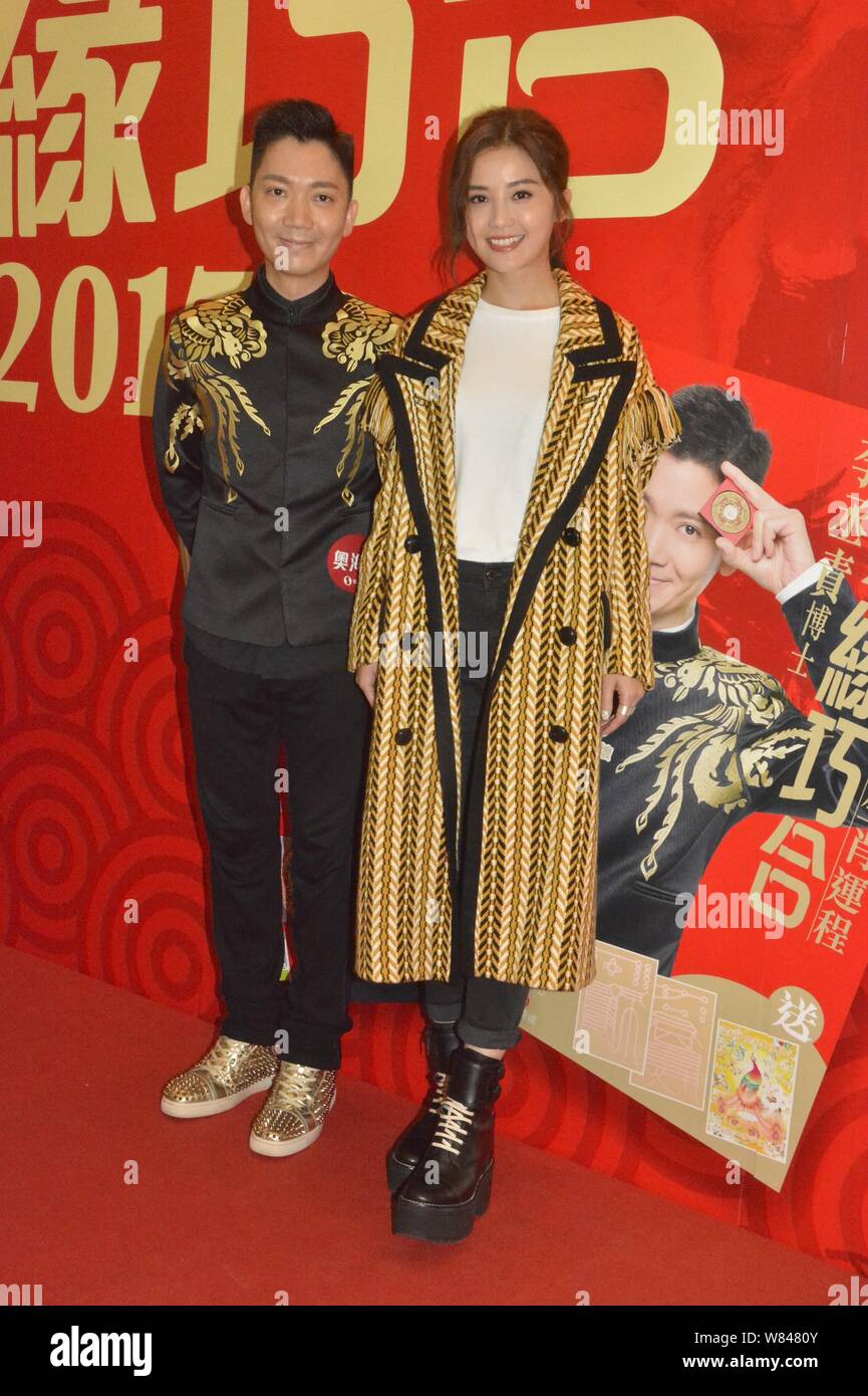 Singer and actress Charlene Choi, right, of Hong Kong pop duo Twins and ...