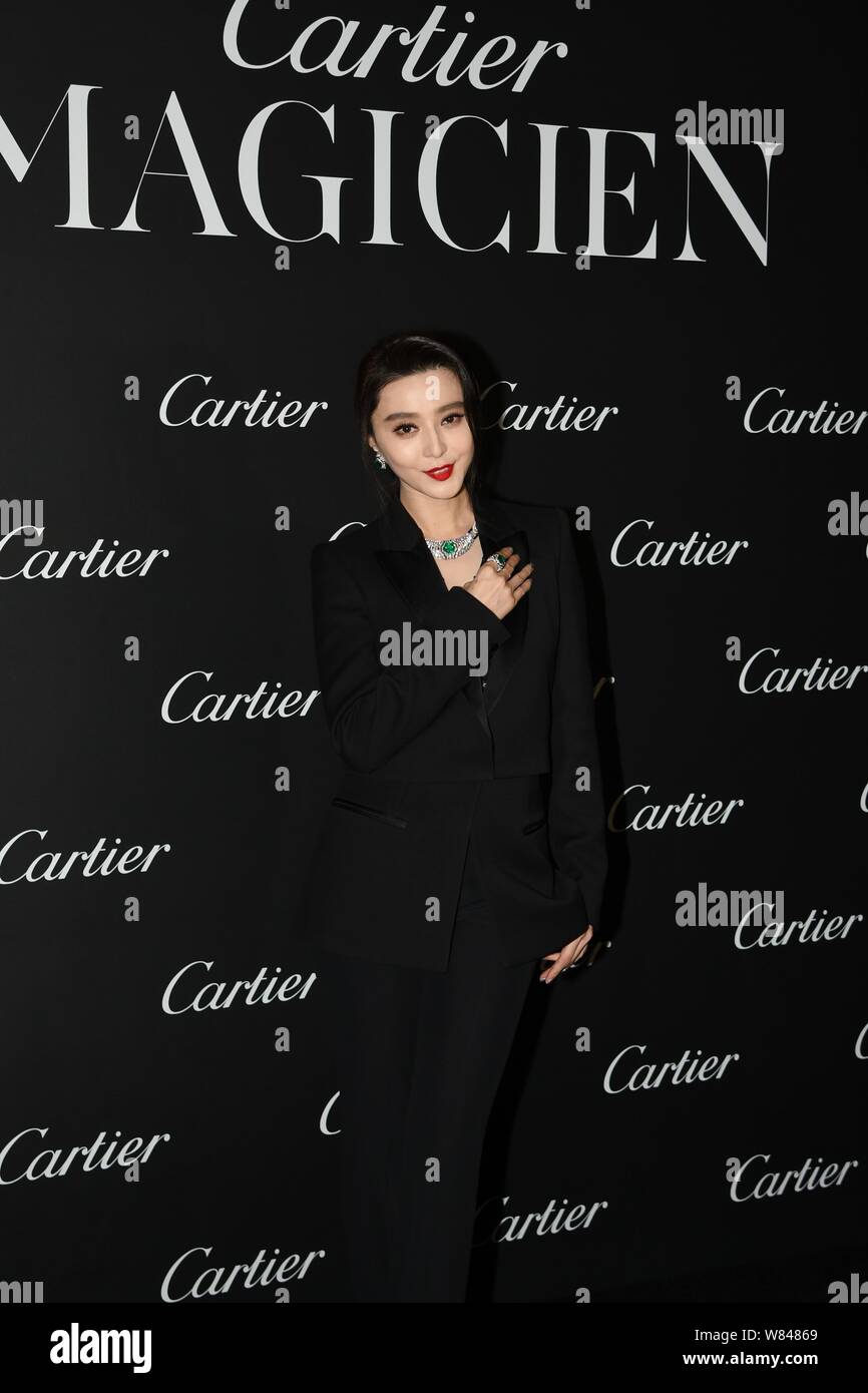 Chinese actress Fan Bingbing attends the Cartier Magicien jewelry ...