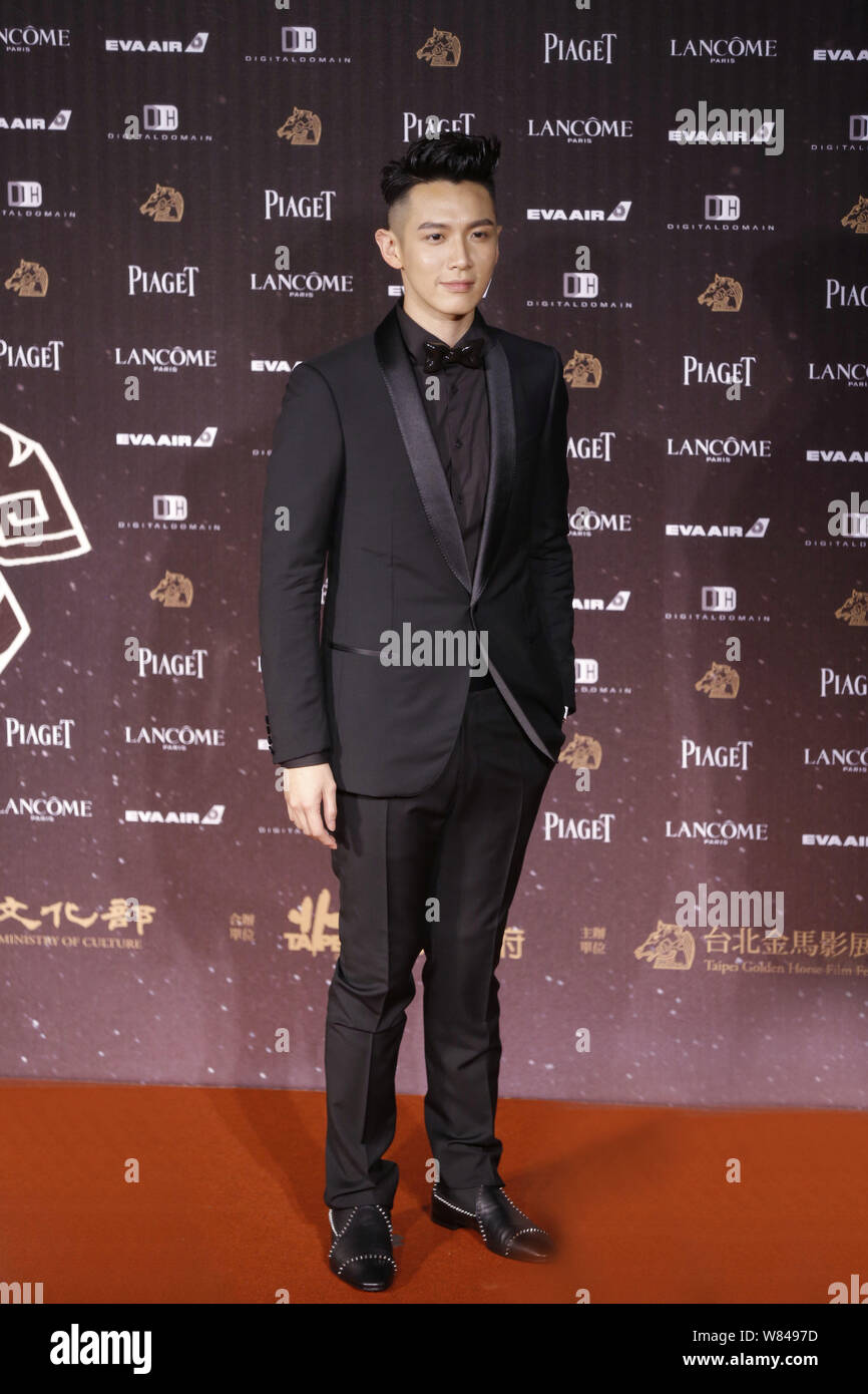 Taiwanese actor Kai Ko arrives on the red carpet for the 53rd Golden ...