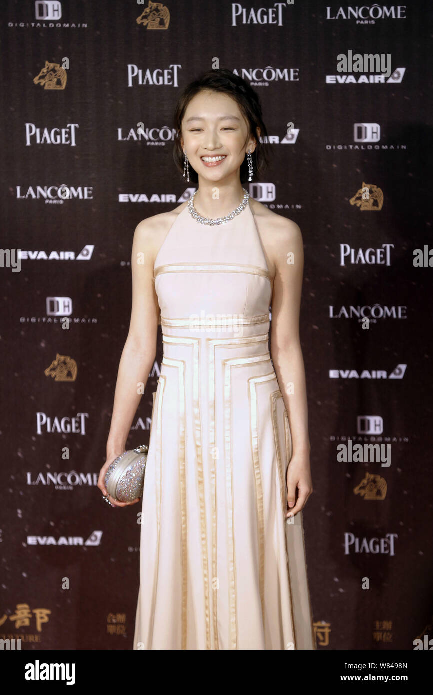 Chinese actress Zhou Dongyu arrives on the red carpet for the 53rd ...