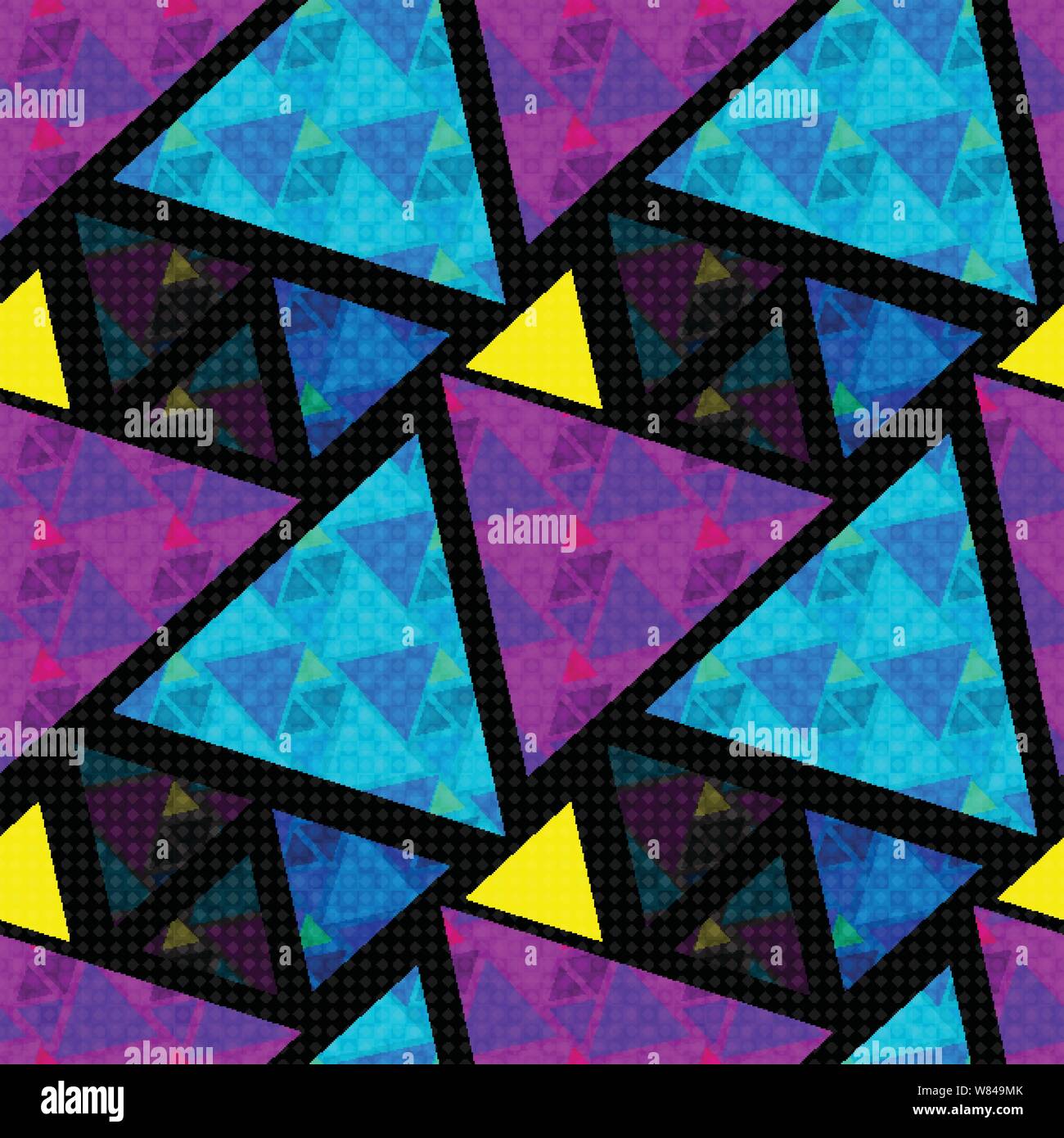 Psychedelic triangle Stock Vector Images - Alamy
