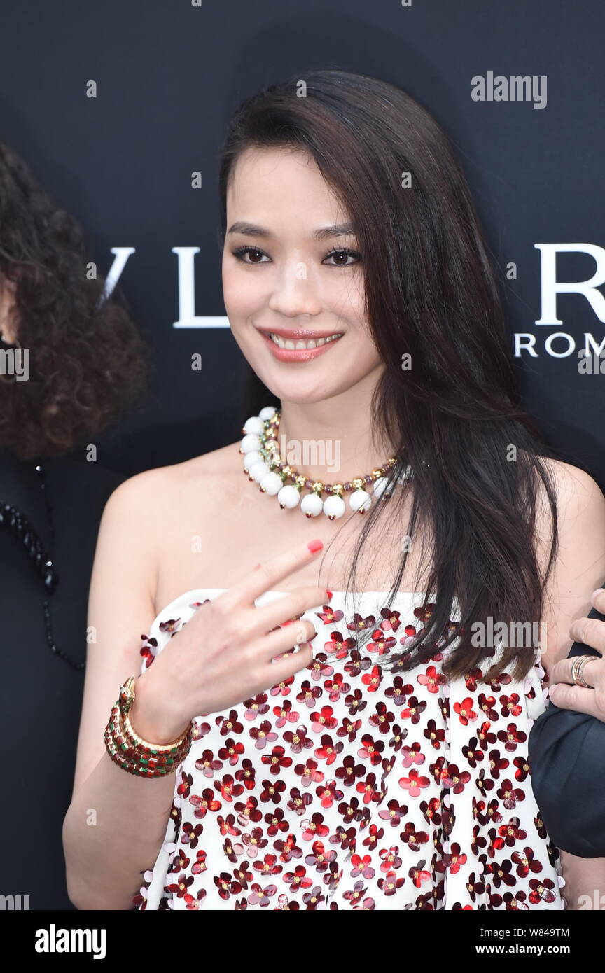 Taiwanese actress Shu Qi attends the opening ceremony of the Vogue X ...