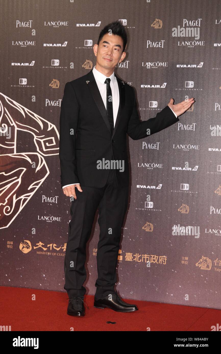 Taiwanese singer and actor Richie Jen arrives on the red carpet for the ...