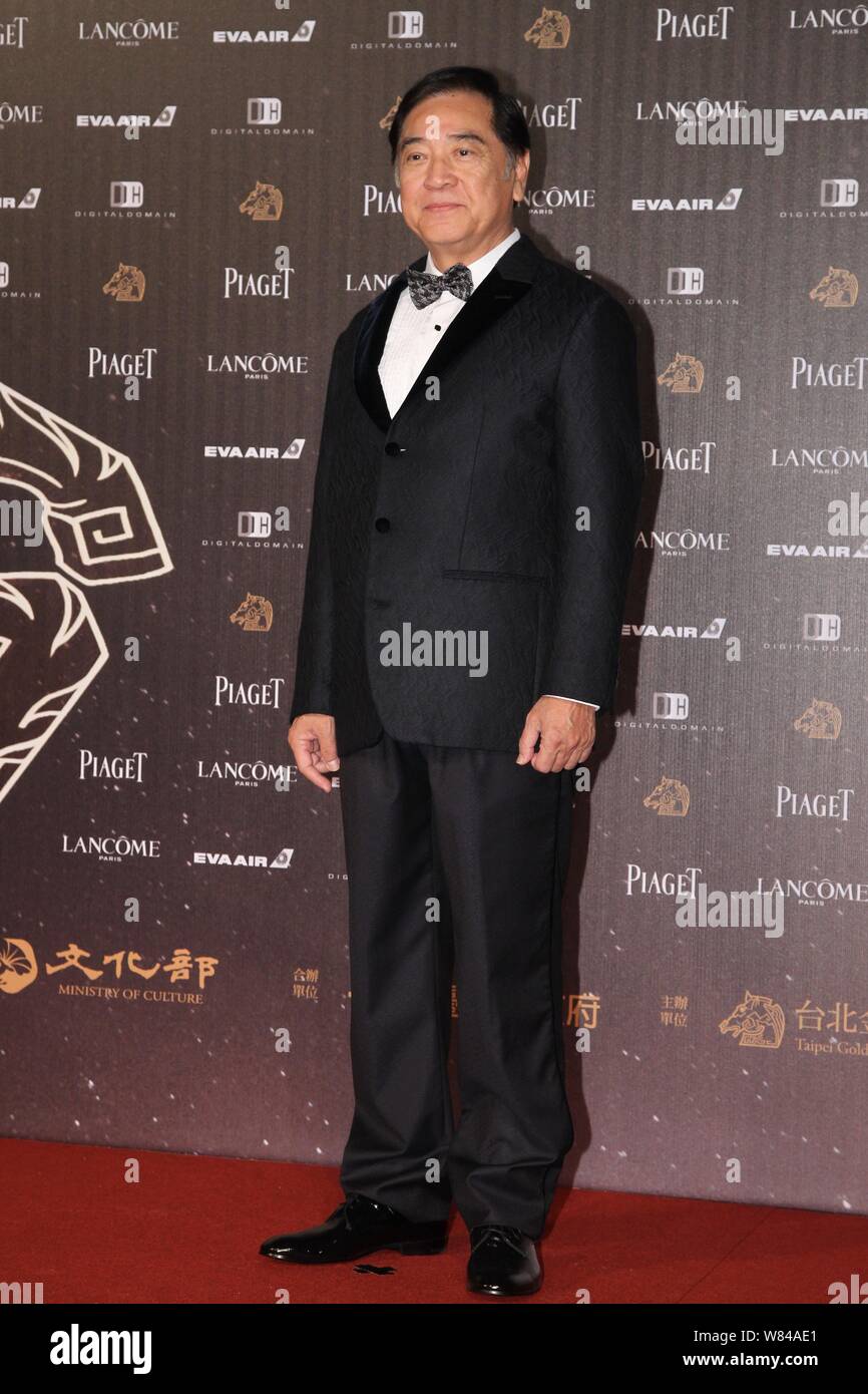 Hong Kong actor Paul Chun arrives on the red carpet for the 53rd Golden ...