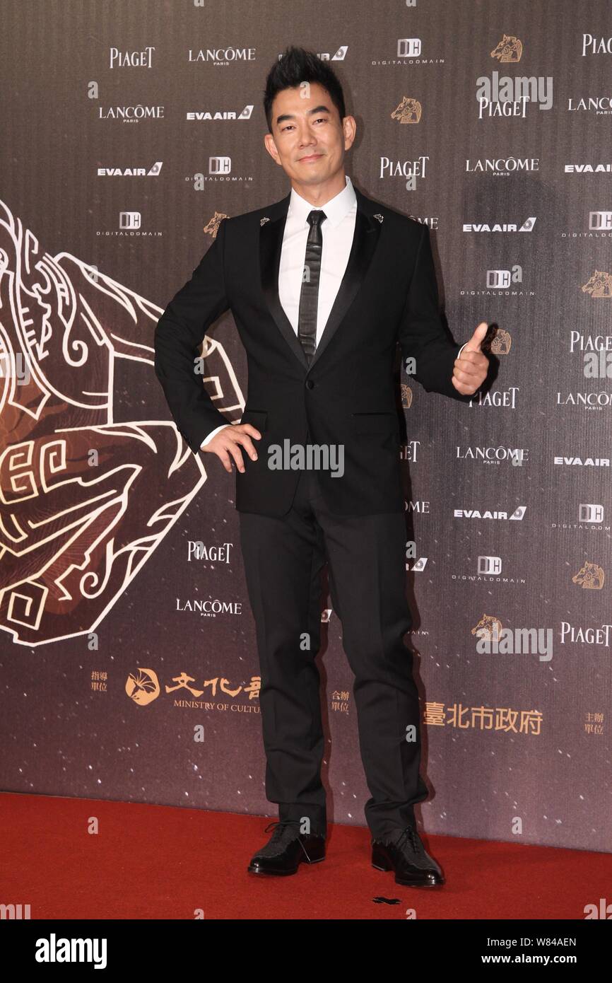 Taiwanese singer and actor Richie Jen arrives on the red carpet for the ...