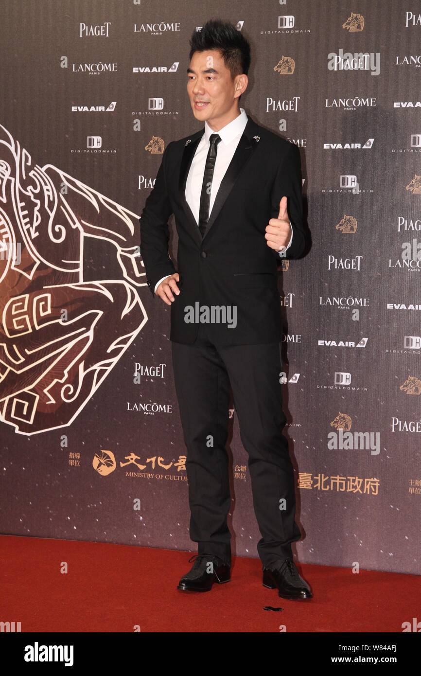 Taiwanese singer and actor Richie Jen arrives on the red carpet for the ...