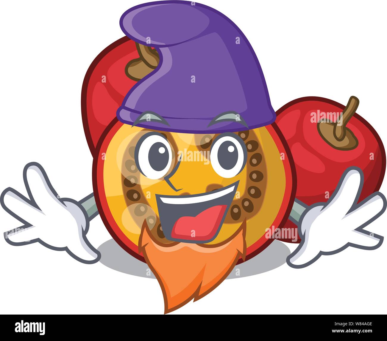 Elf fruit tamarillo slices in cartoon shape Stock Vector Image & Art ...