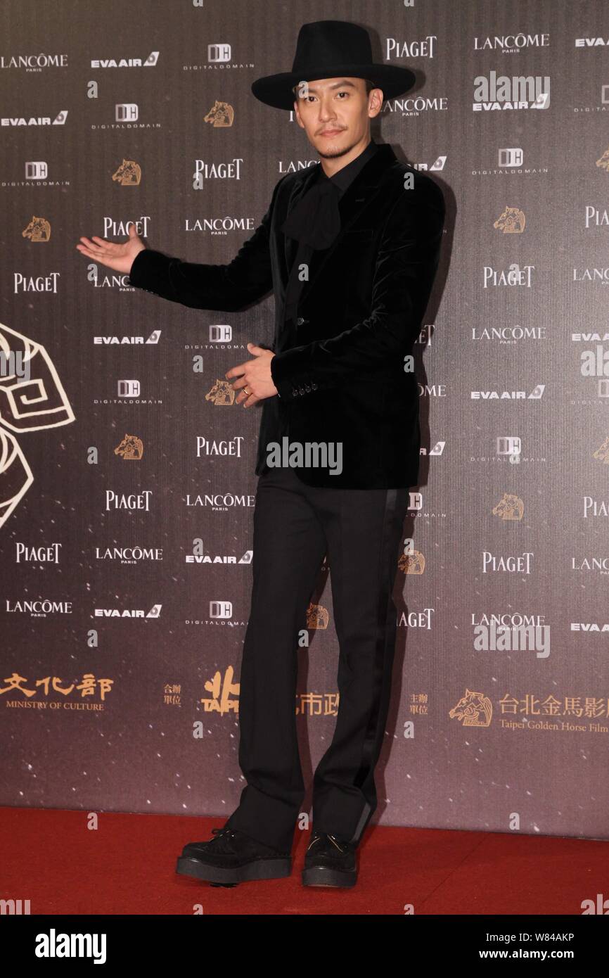 Taiwanese actor Chang Chen arrives on the red carpet for the 53rd ...