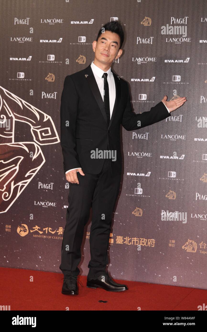 Taiwanese singer and actor Richie Jen arrives on the red carpet for the ...
