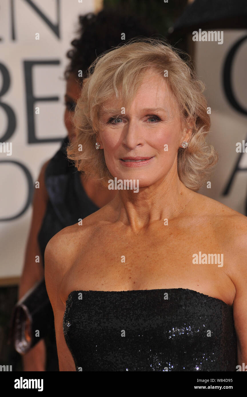 Glenn close golden globe awards 2010 hi-res stock photography and images - Alamy