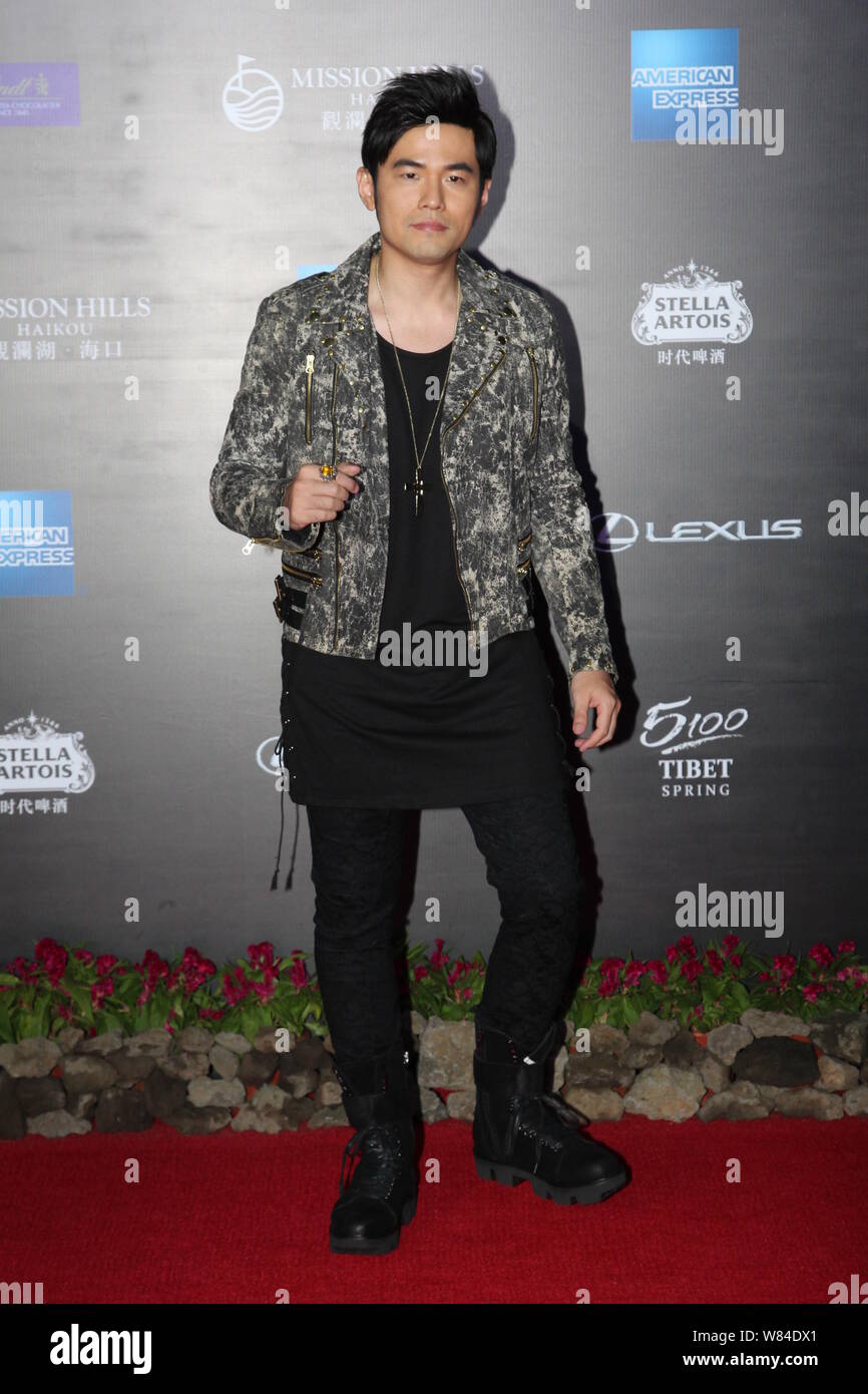 Taiwanese singer and actor Jay Chou arrives on the red carpet for an ...