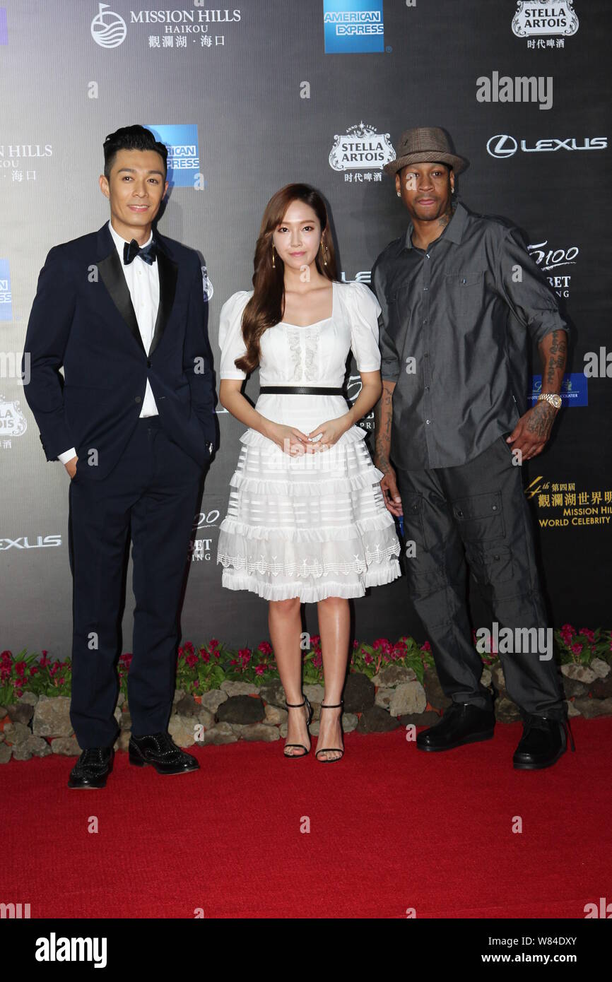 (From left) Hong Kong actor Pakho Chau Pak-ho, South Korean singer and ...