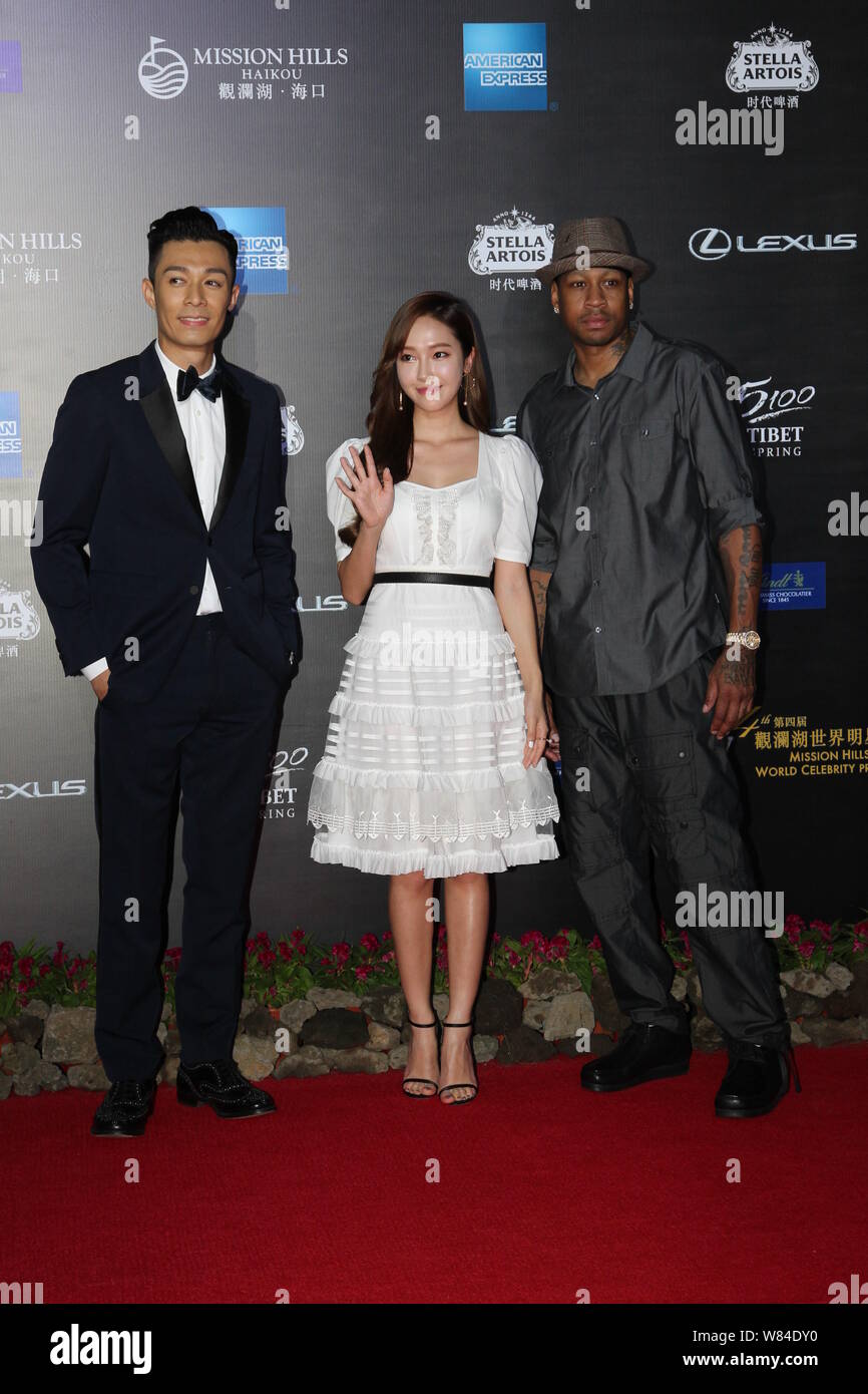 (From left) Hong Kong actor Pakho Chau Pak-ho, South Korean singer and ...